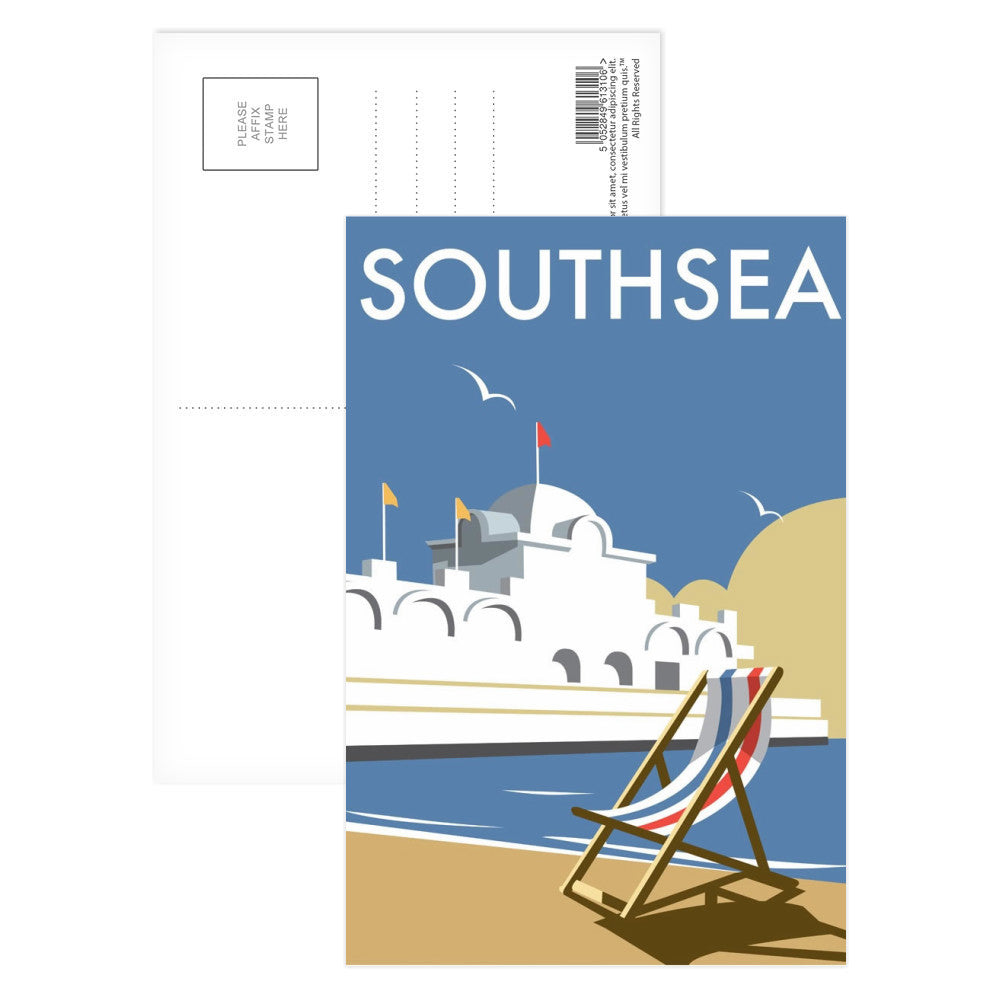 Southsea Postcard Pack of 8 – Dave Thompson Art