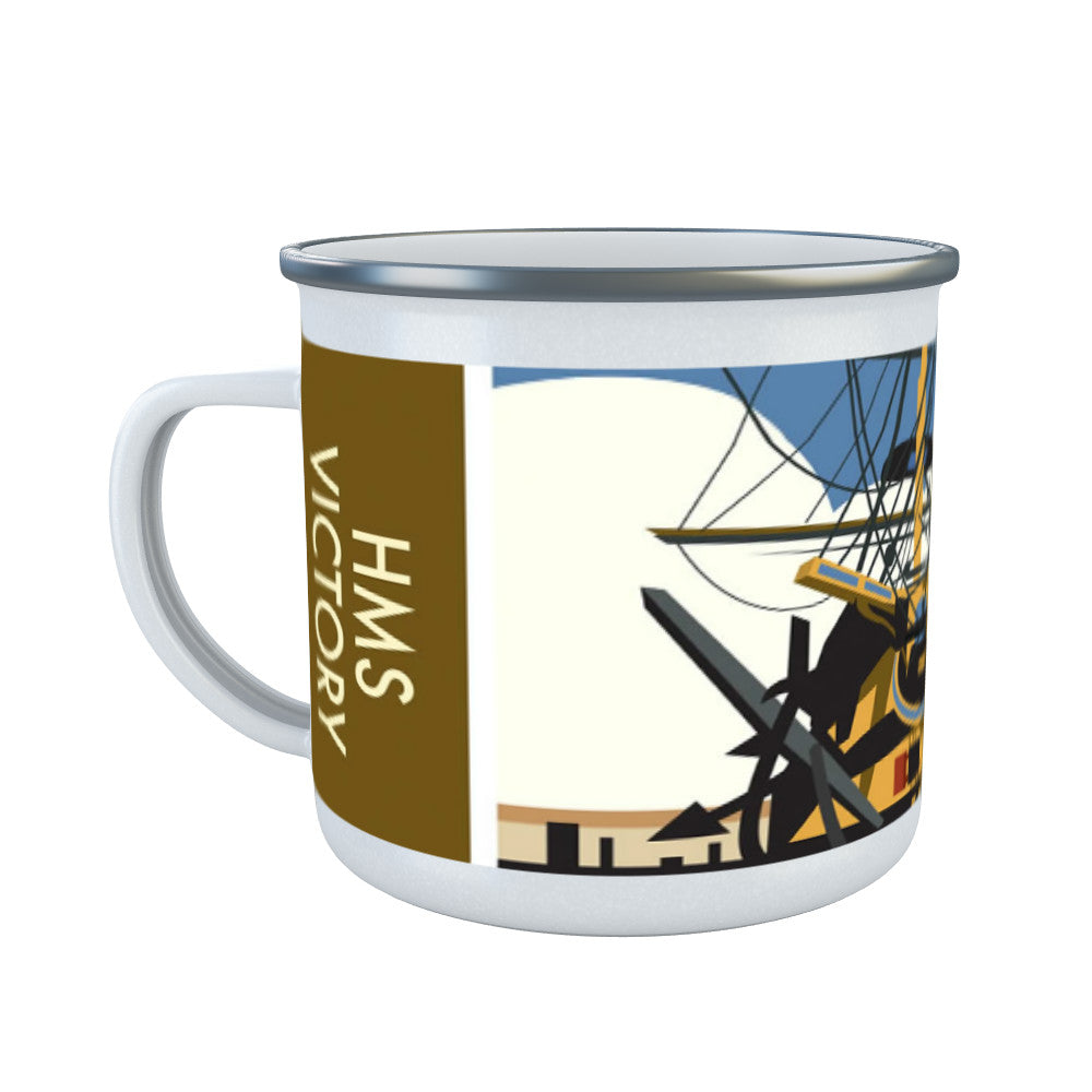 HMS Victory Enamel Mug – Dave Thompson Art