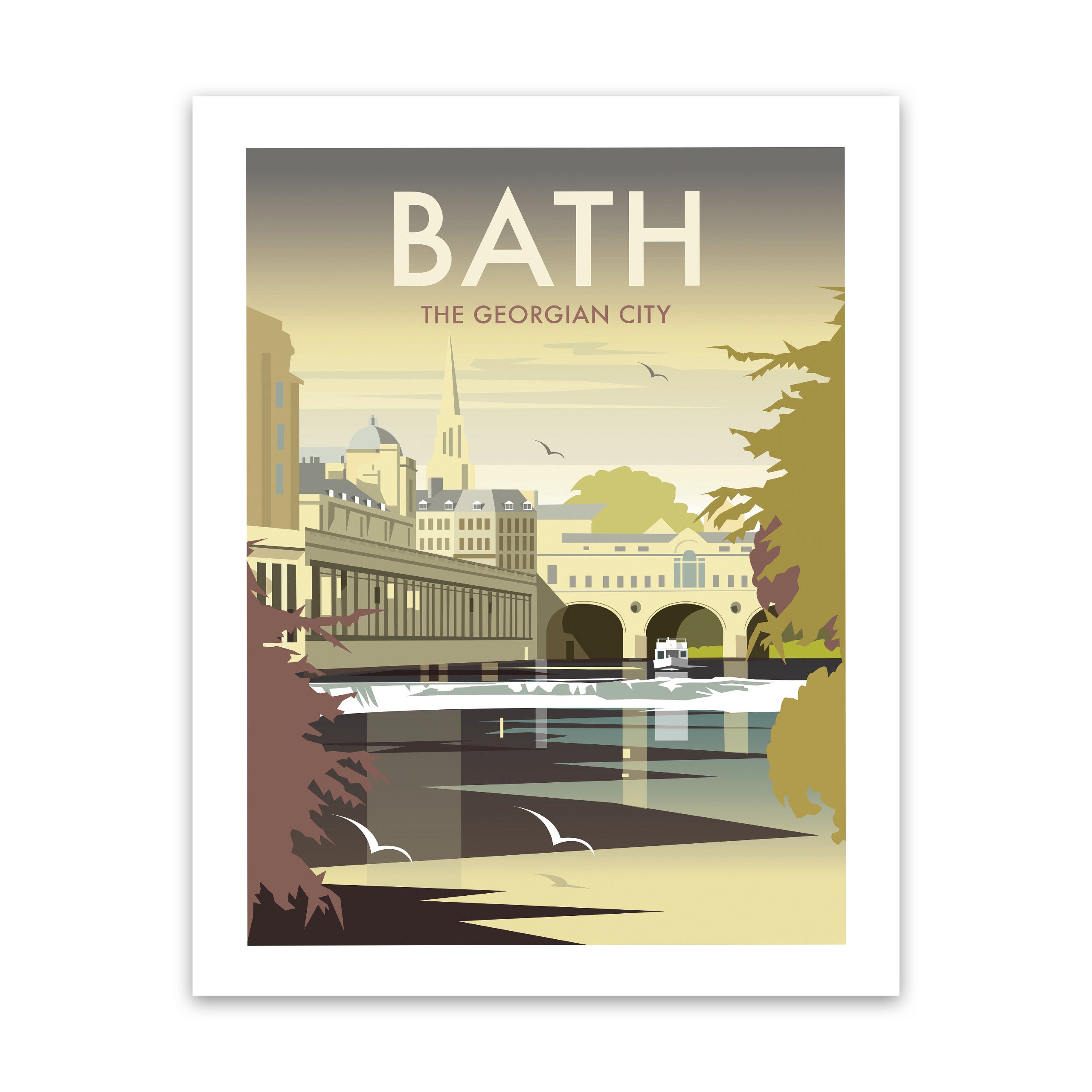 Bath Art Print – Dave Thompson Art