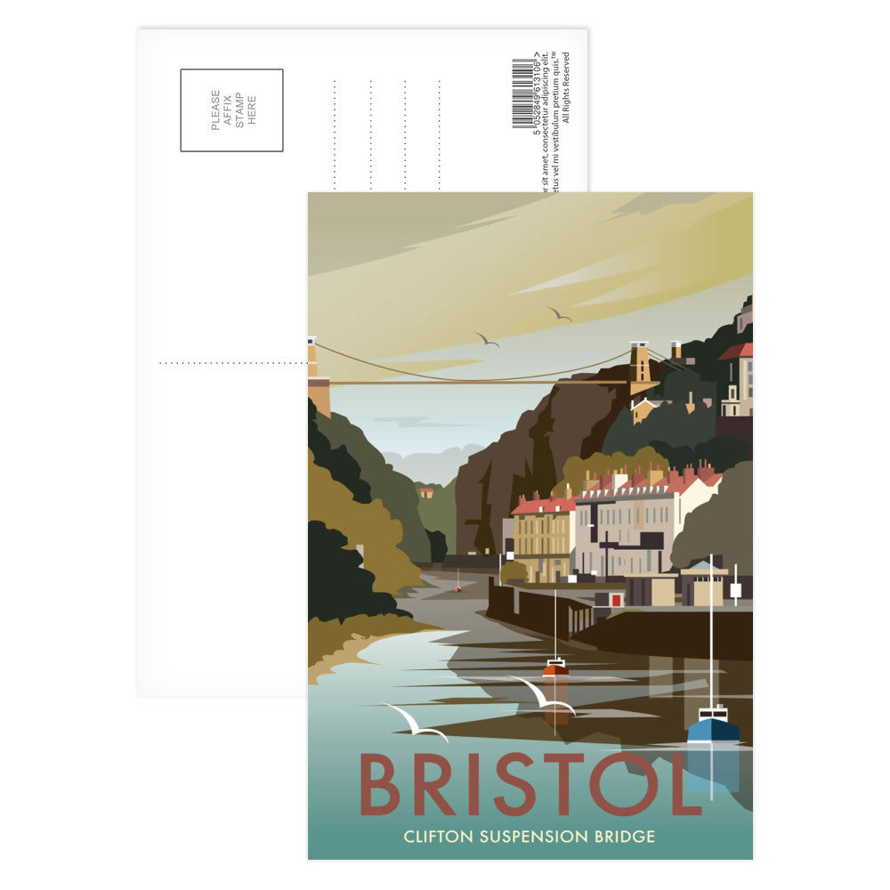 Bristol Postcard Pack of 8 – Dave Thompson Art