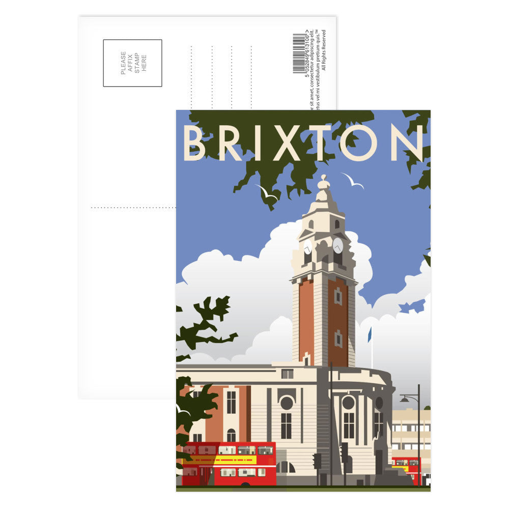 Brixton Postcard Pack of 8 – Dave Thompson Art