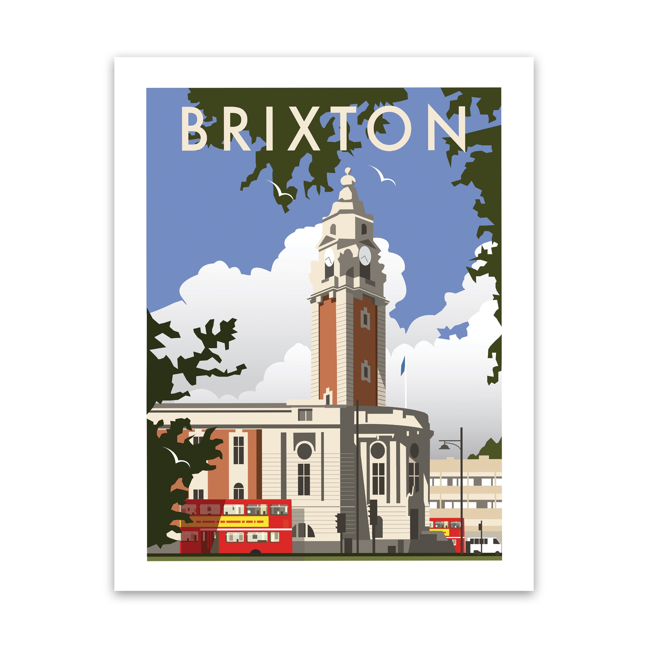 Brixton Art Print – Dave Thompson Art