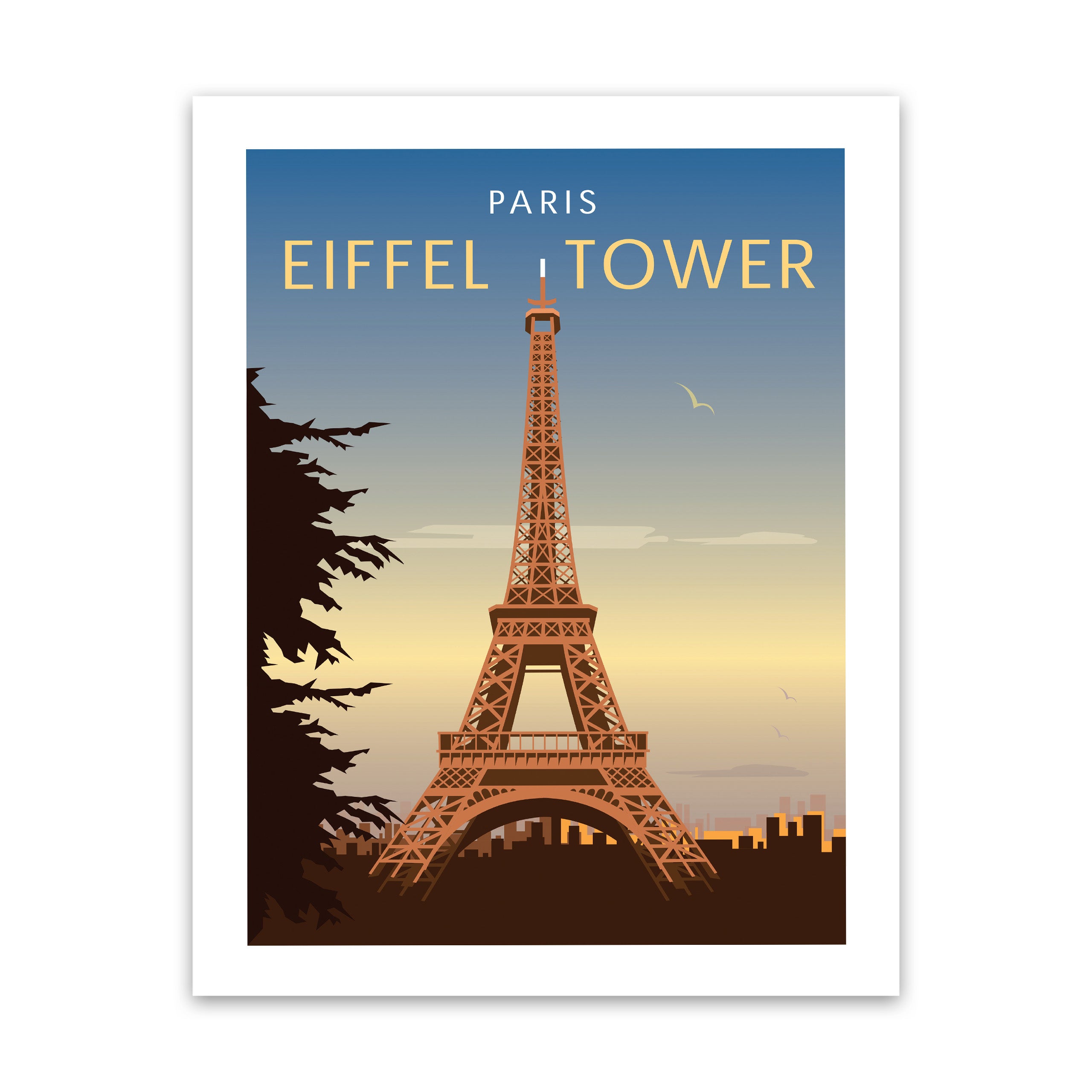 Eiffel Tower Art Print – Dave Thompson Art