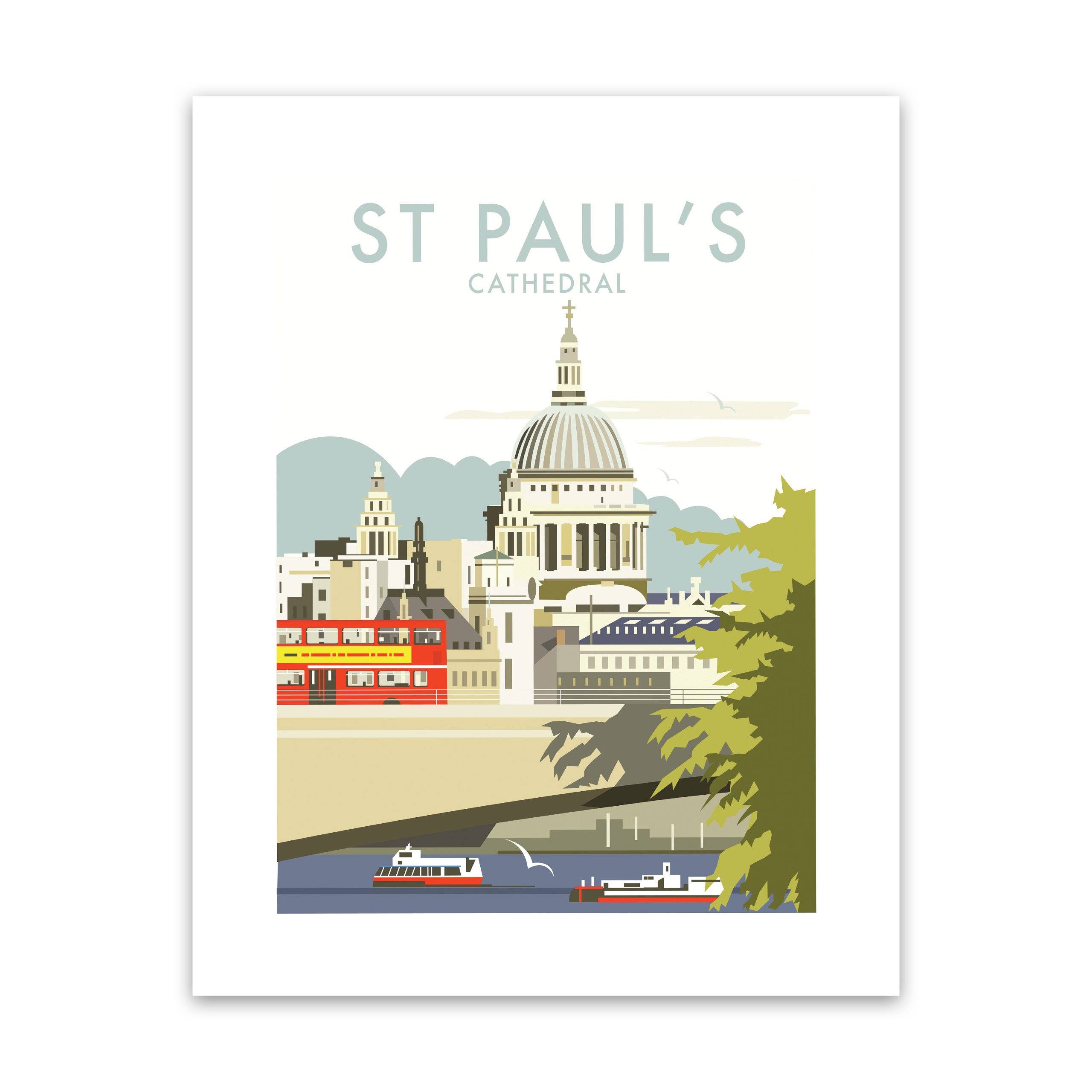 St Pauls Cathedral Art Print – Dave Thompson Art