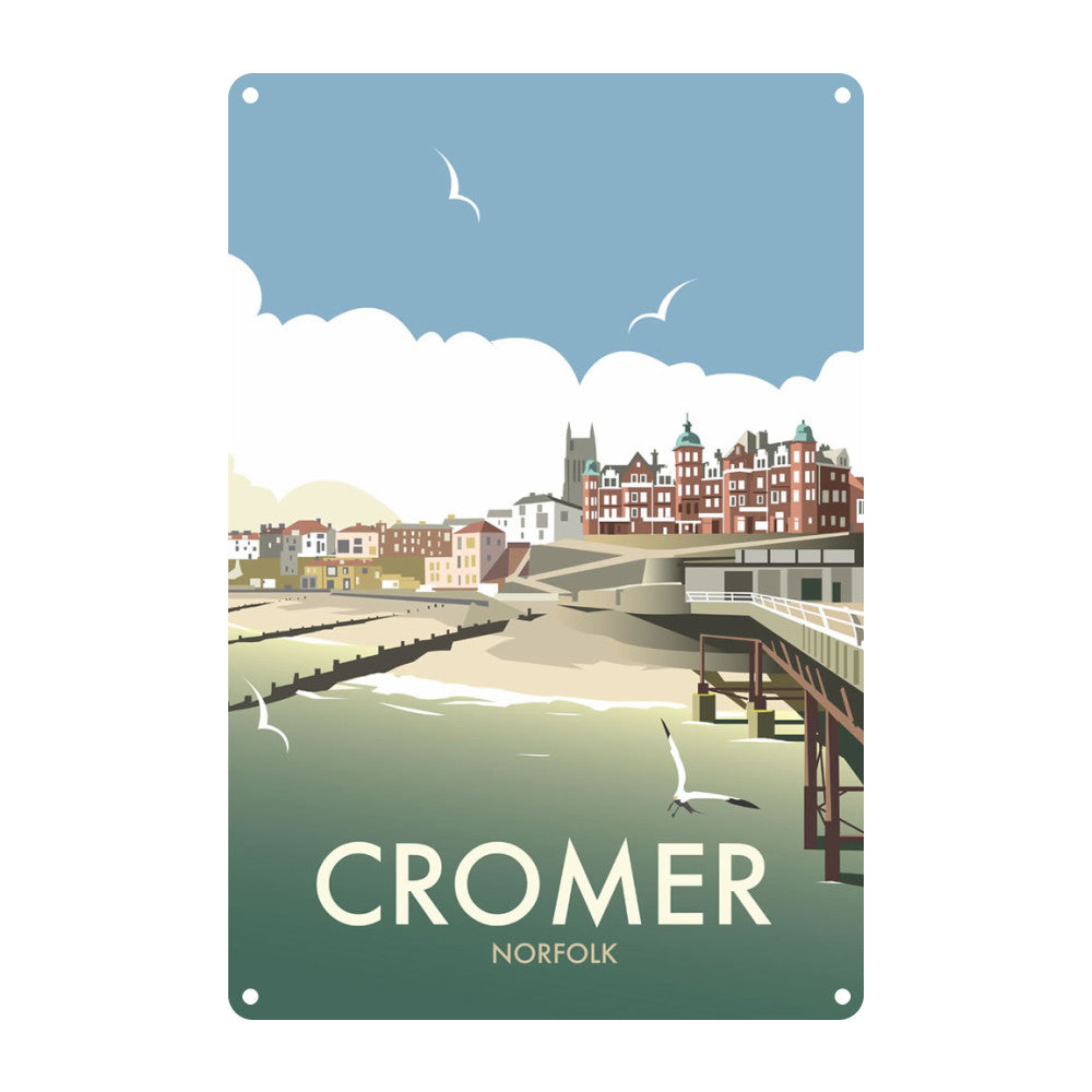 Cromer Metal Sign – Dave Thompson Art