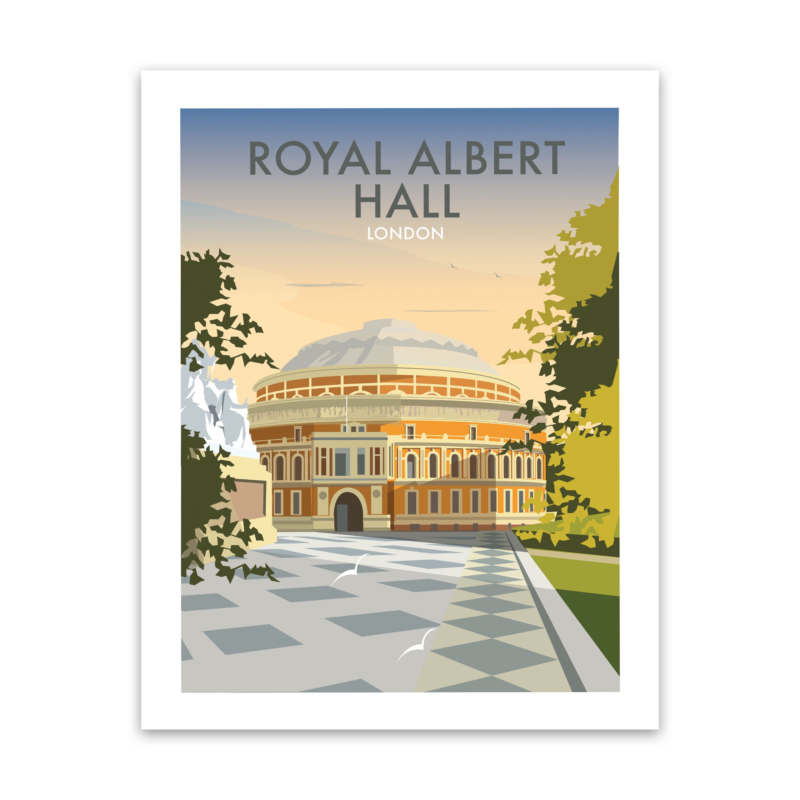 Albert Hall Art Print – Dave Thompson Art