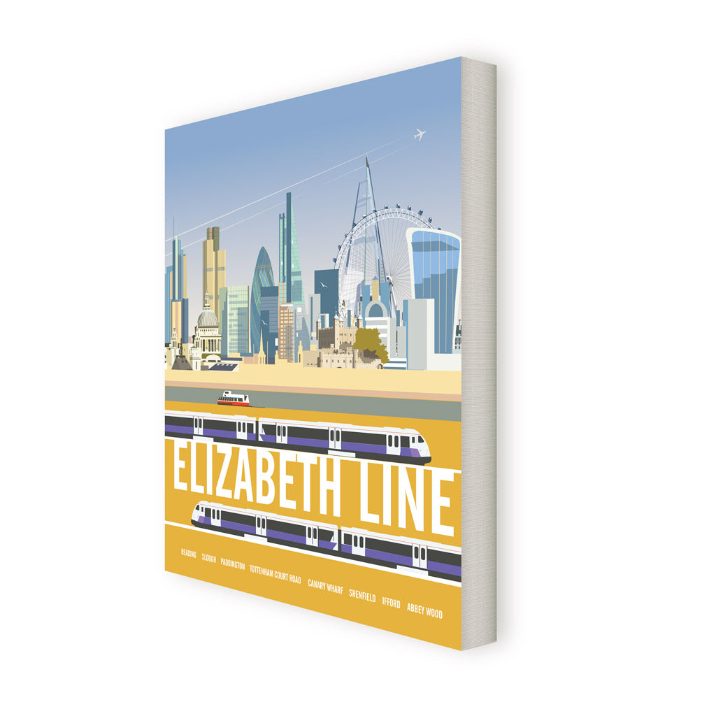 The Elizabeth Line - Canvas – Dave Thompson Art