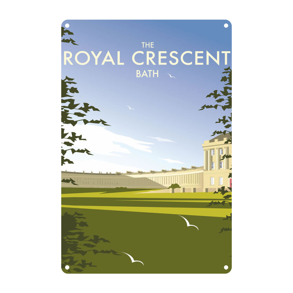 The Royal Crescent Metal Sign – Dave Thompson Art