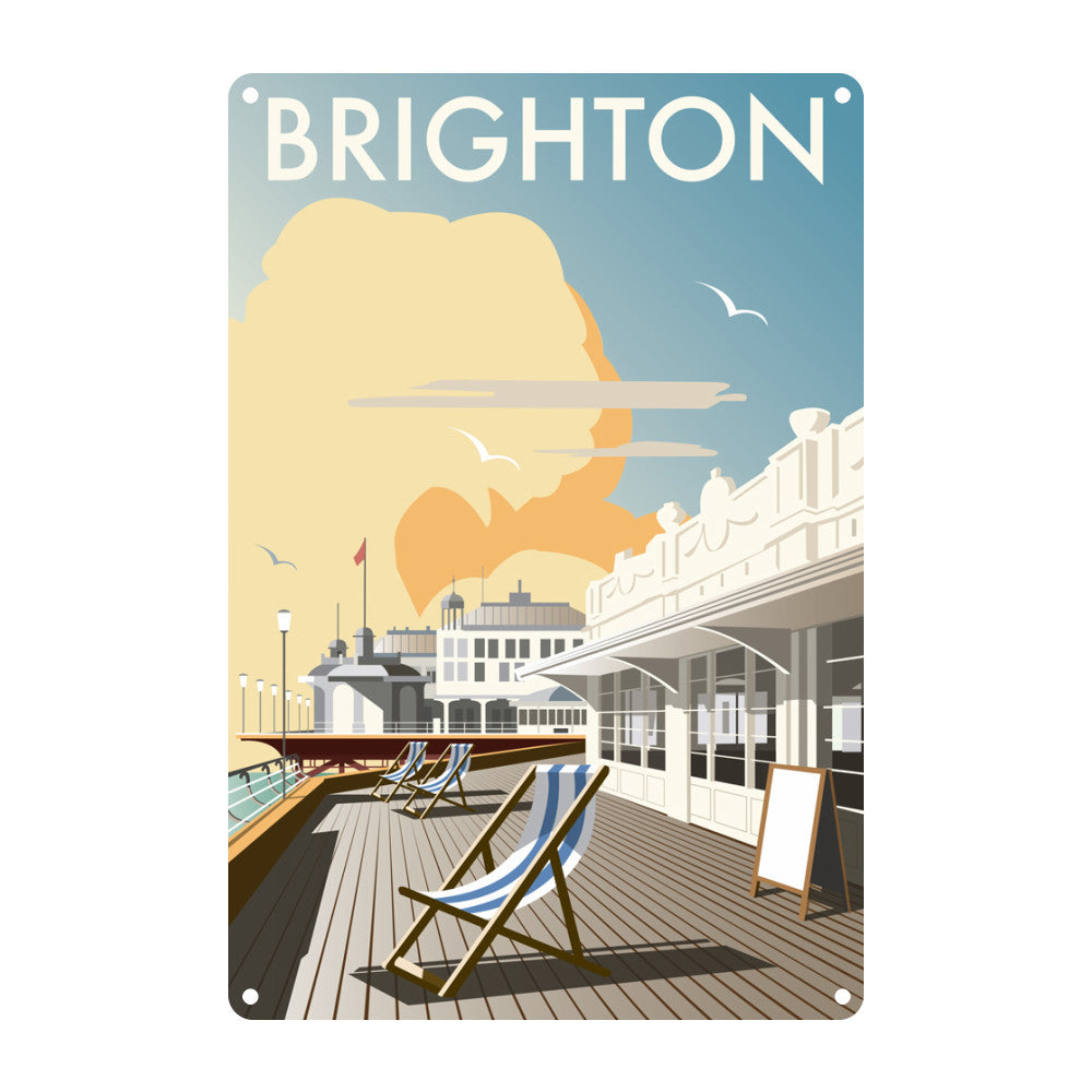 Brighton Metal Sign – Dave Thompson Art