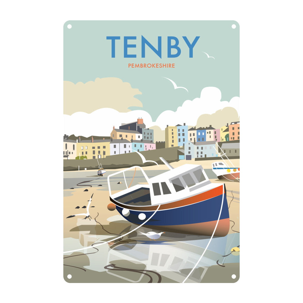 Tenby Metal Sign – Dave Thompson Art