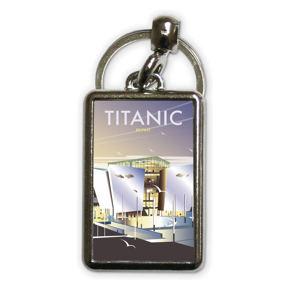 Titanic Museum Metal Keyring – Dave Thompson Art