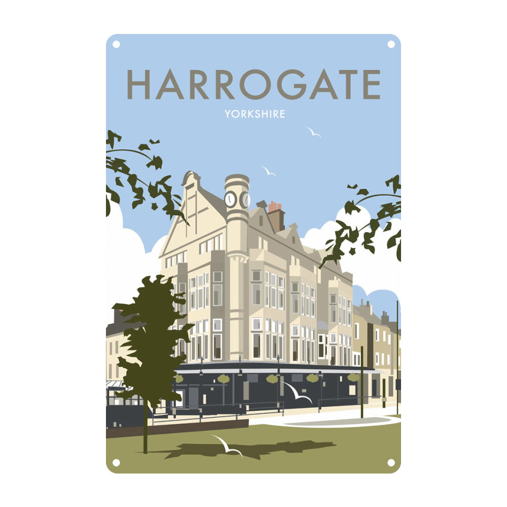 Harrogate Metal Sign – Dave Thompson Art