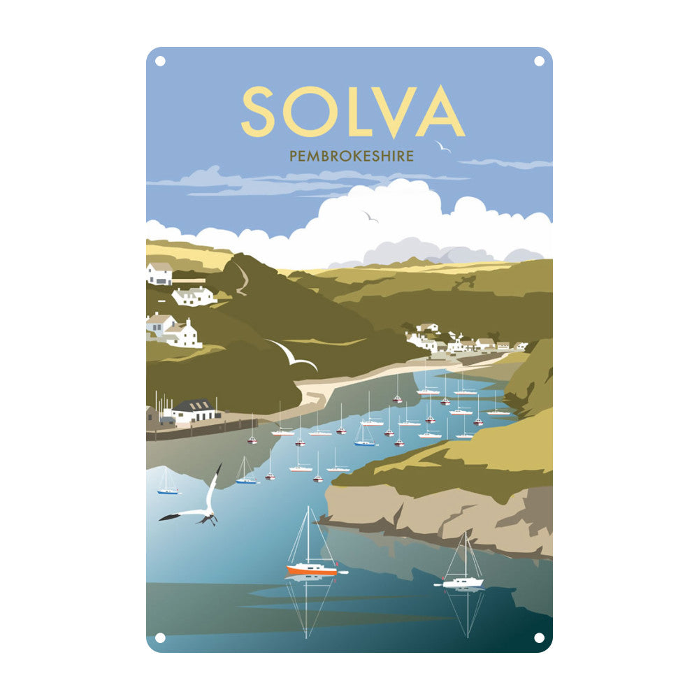 Solva Metal Sign – Dave Thompson Art