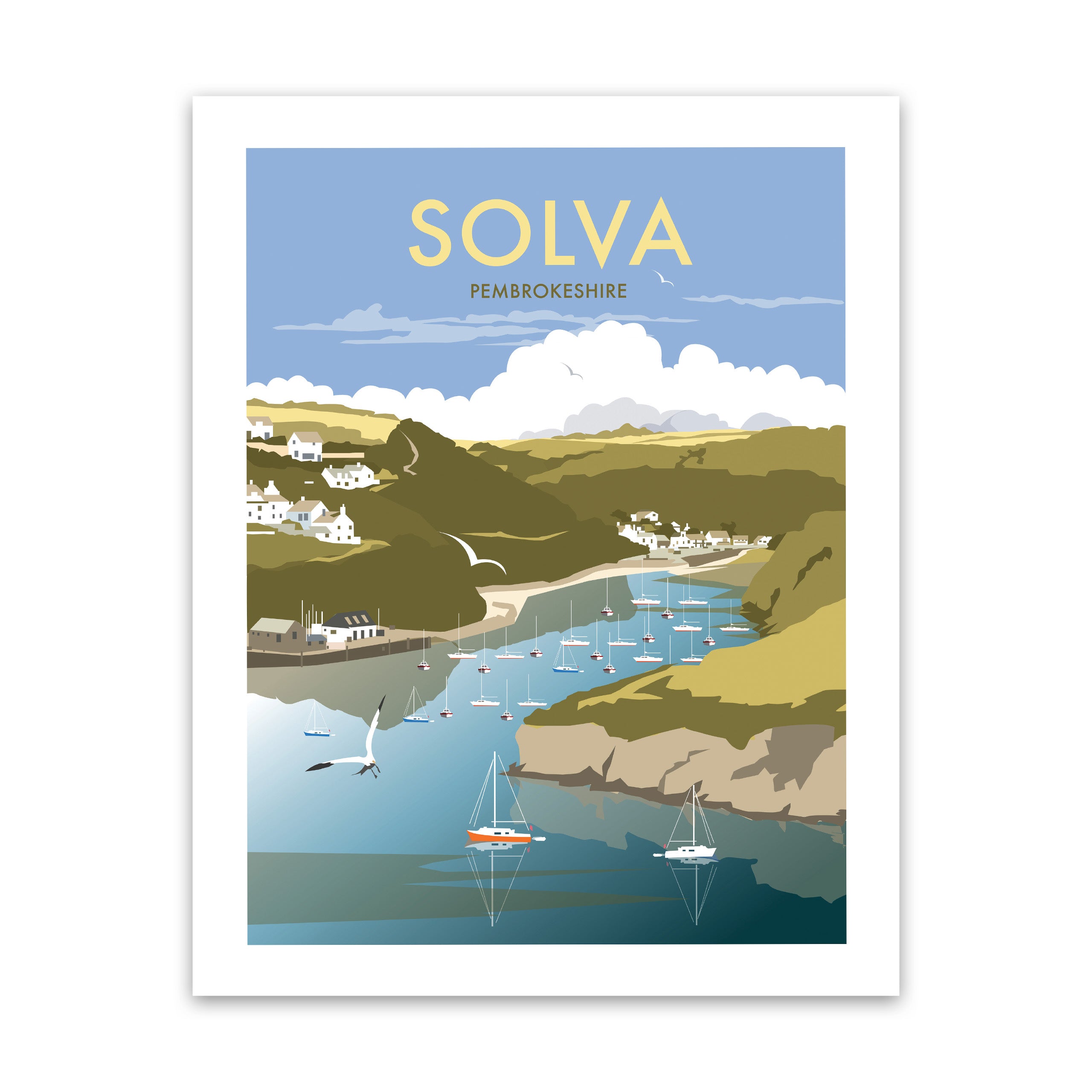 Solva Art Print – Dave Thompson Art