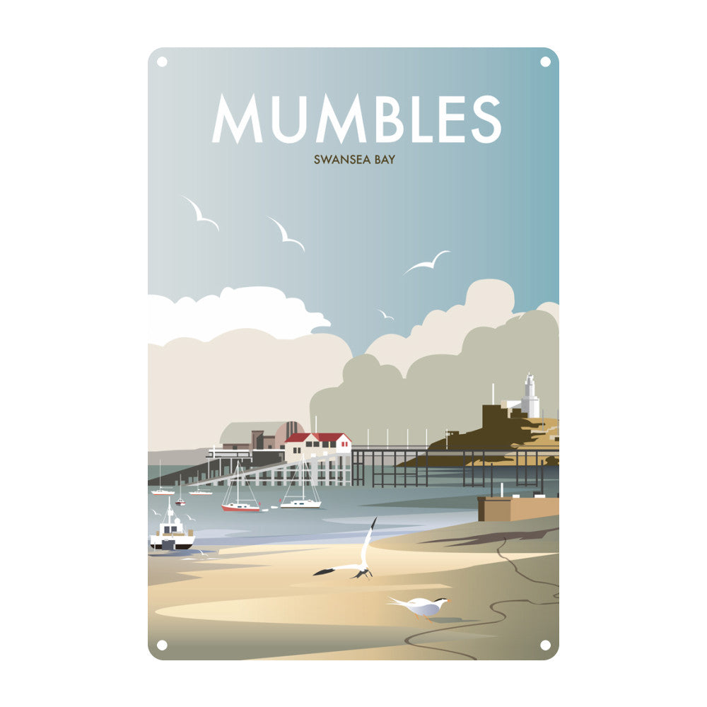 Mumbles Metal Sign – Dave Thompson Art
