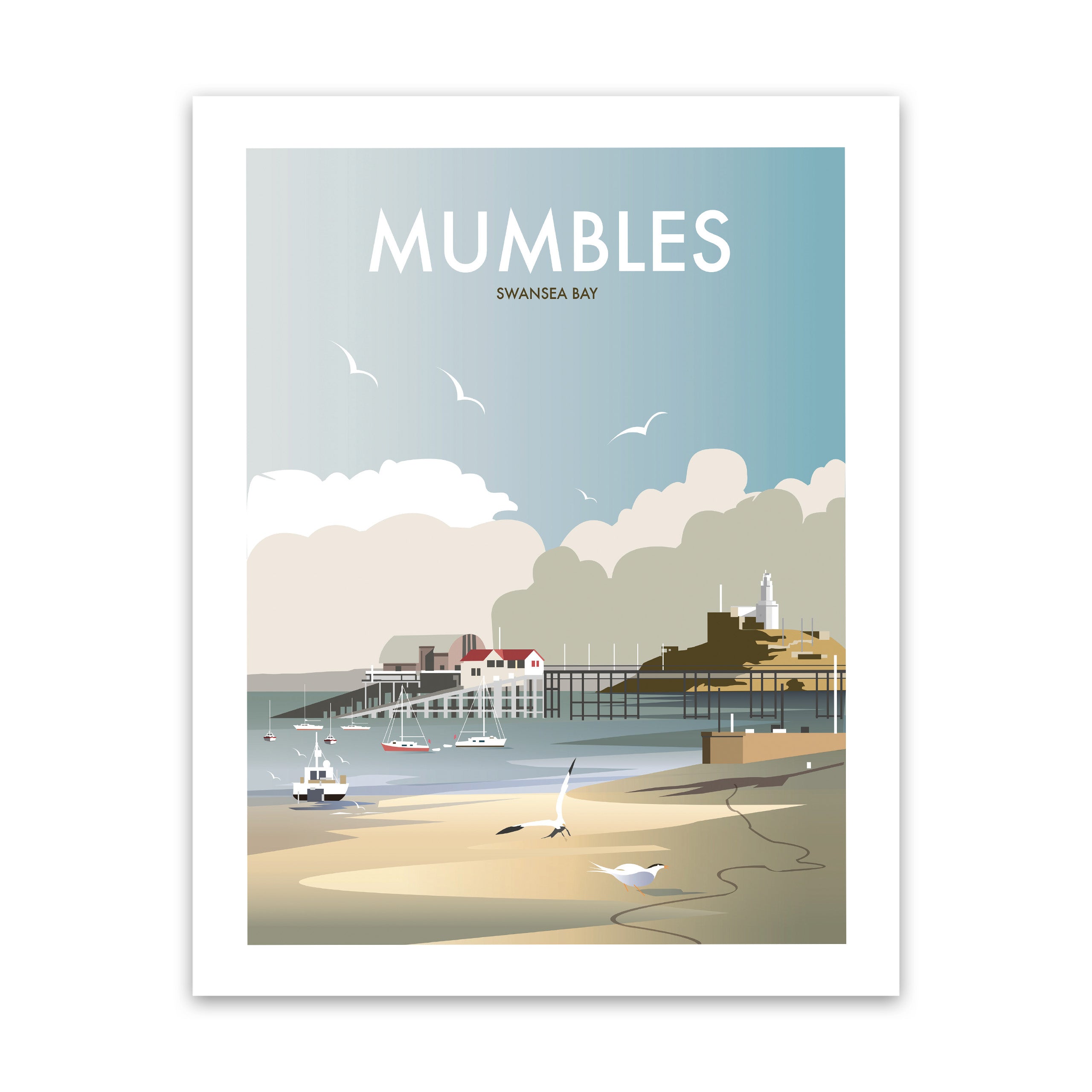 Mumbles Art Print – Dave Thompson Art