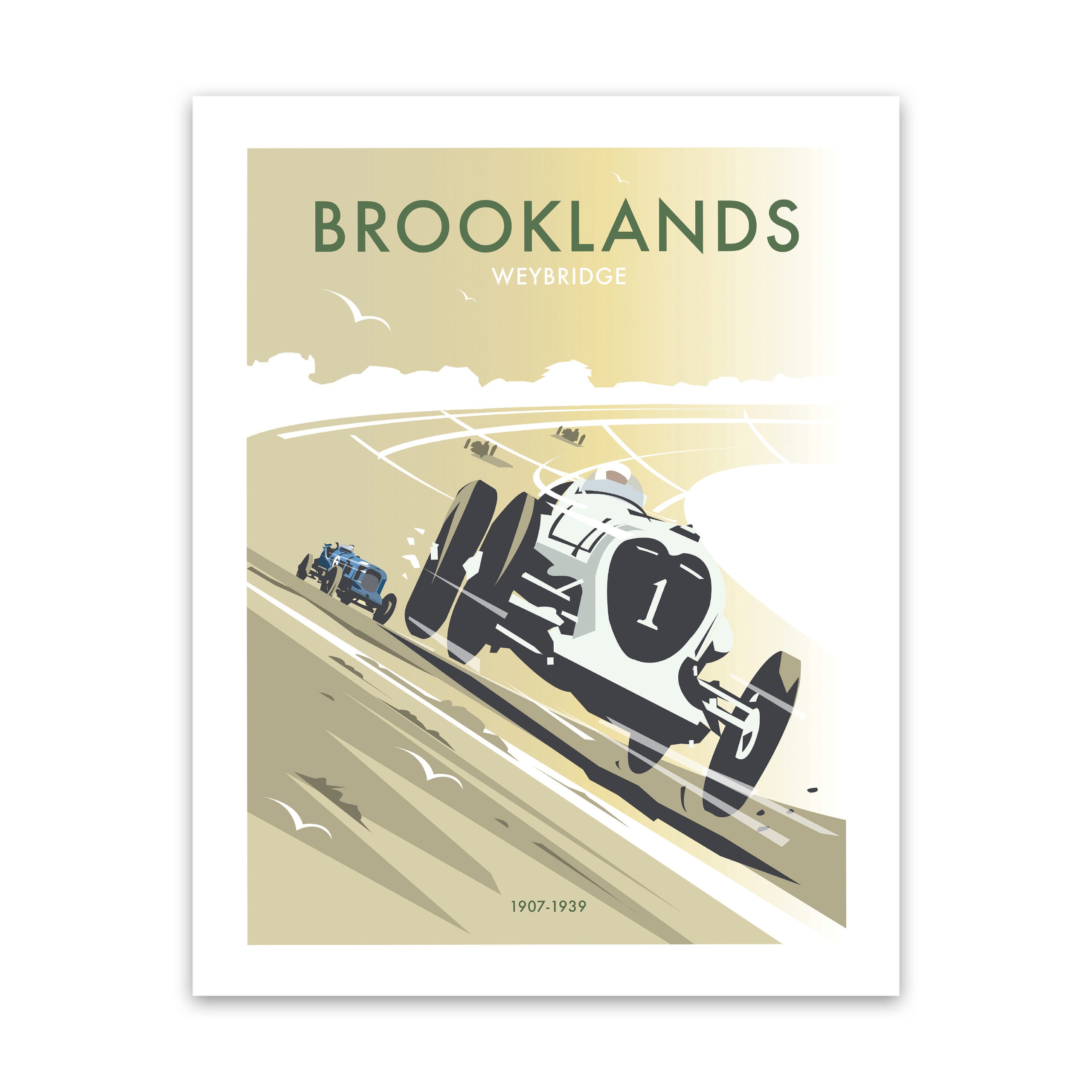 Brooklands Art Print – Dave Thompson Art