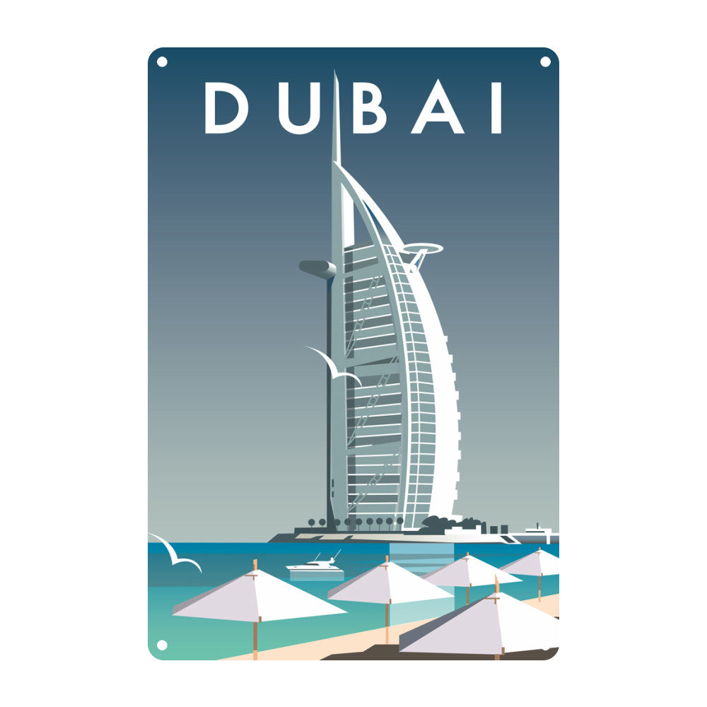 Dubai Metal Sign – Dave Thompson Art