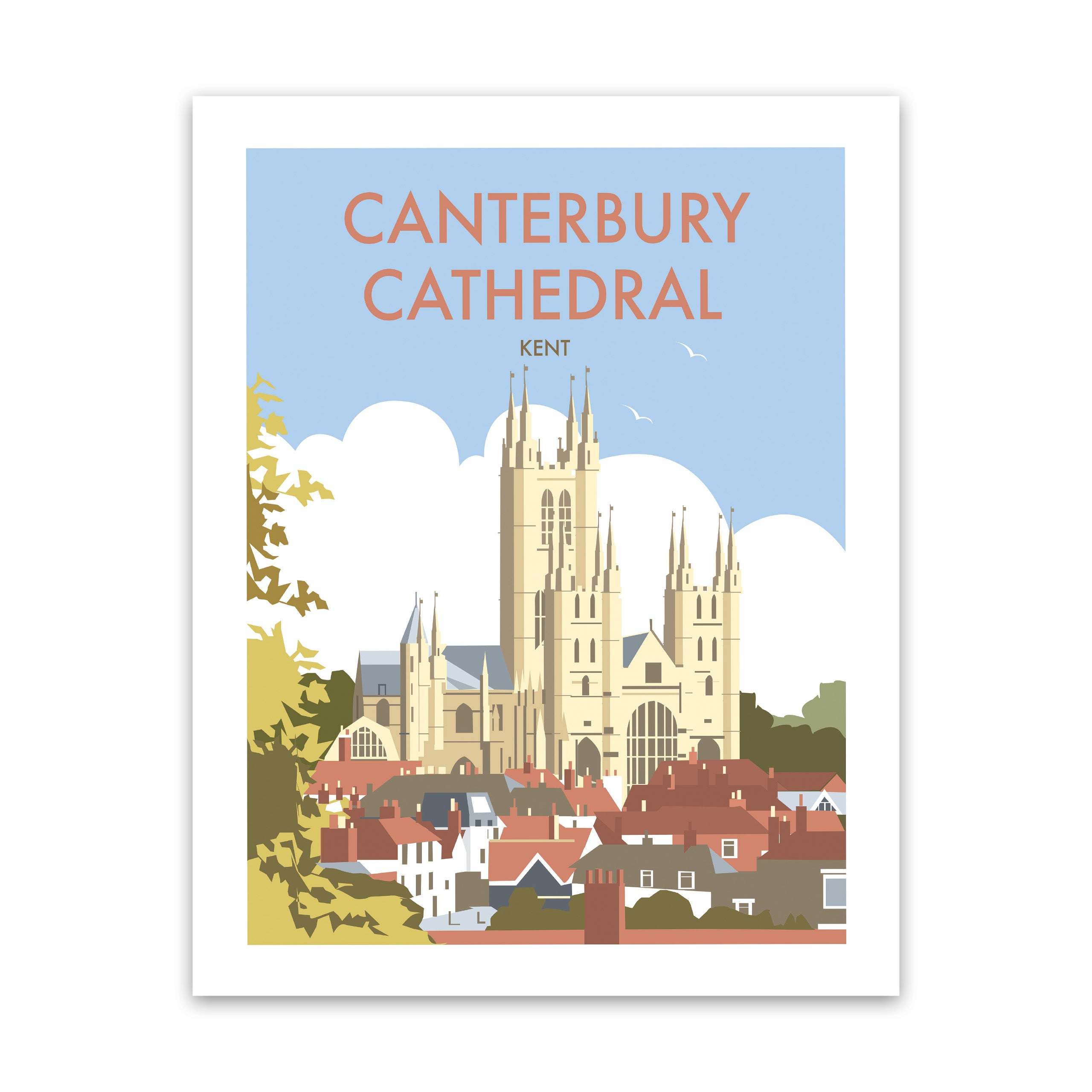 Canterbury Cathedral Art Print – Dave Thompson Art