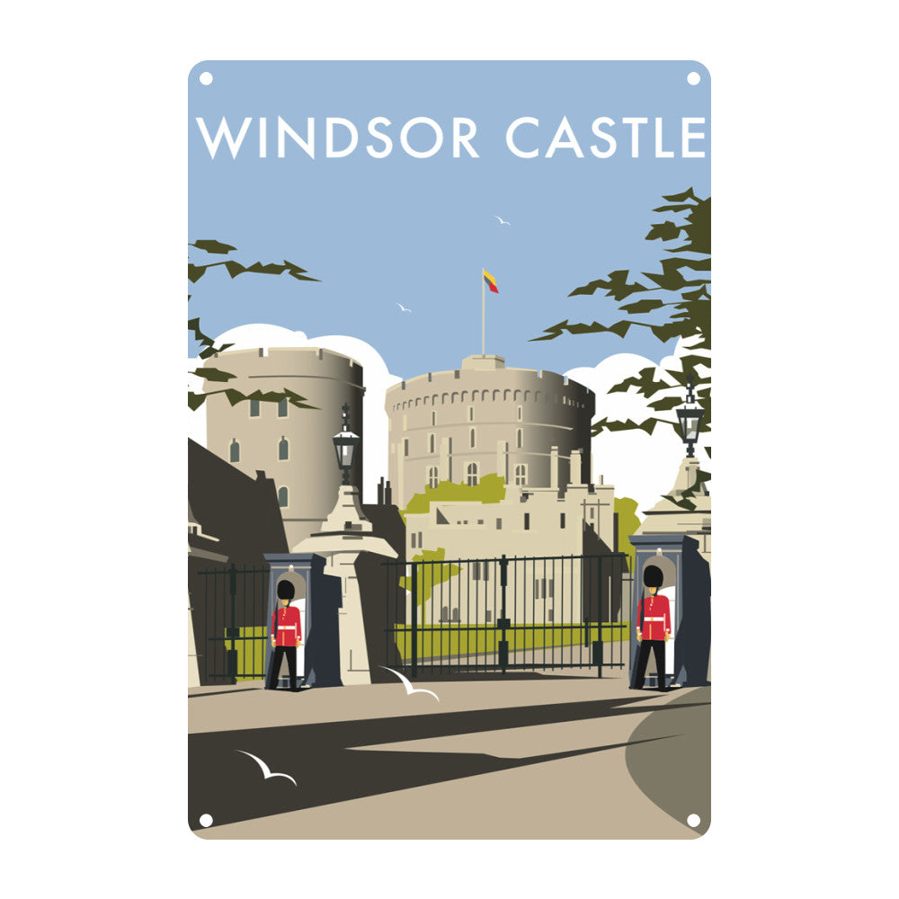 Windsor Castle Metal Sign – Dave Thompson Art