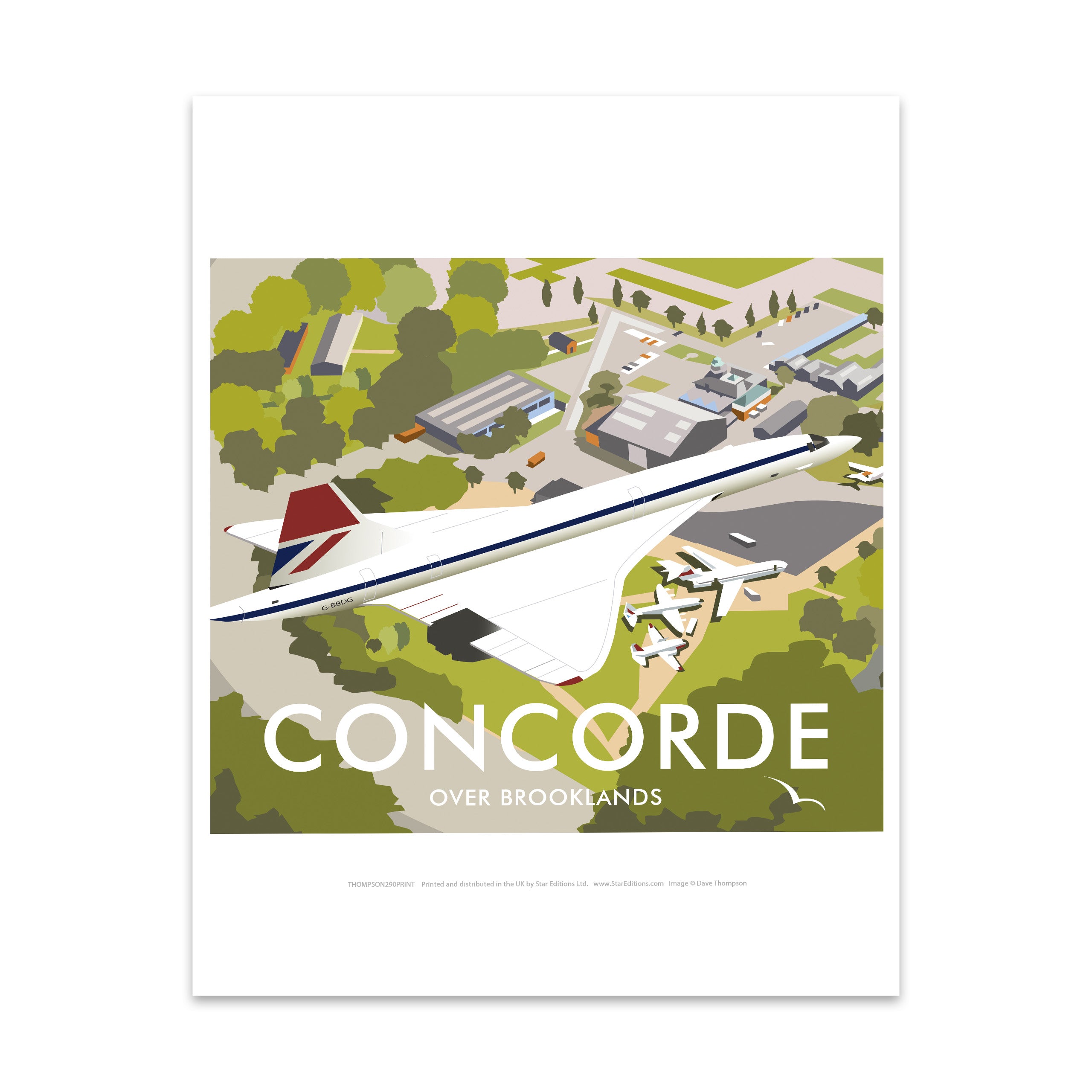 Concorde Art Print – Dave Thompson Art