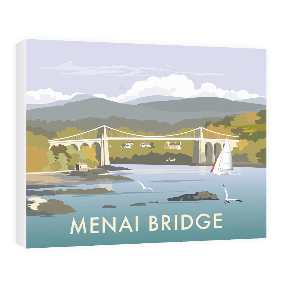Menai Bridge - Canvas – Dave Thompson Art