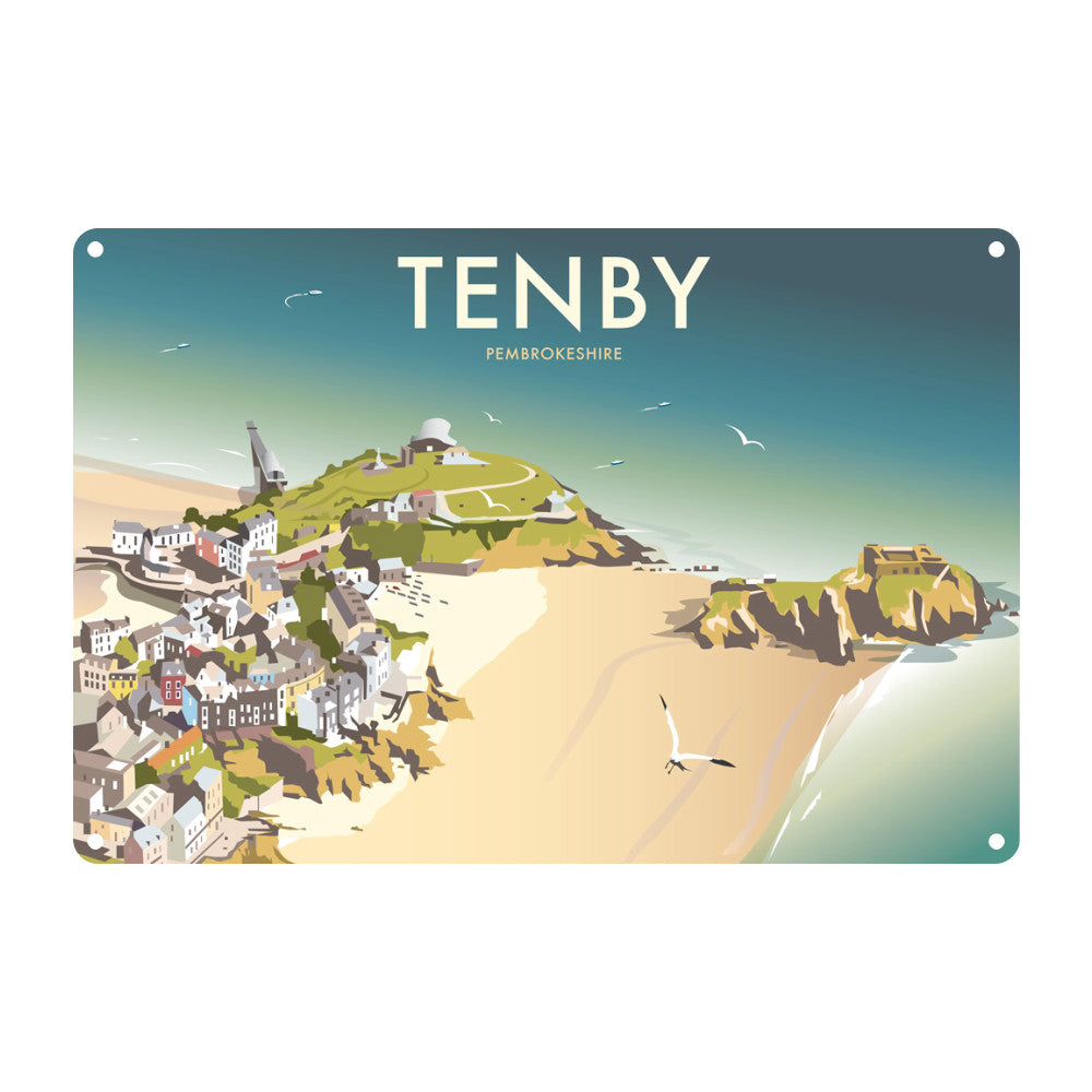 Tenby Metal Sign – Dave Thompson Art