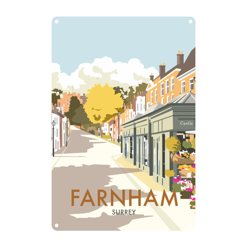 Farnham Metal Sign – Dave Thompson Art