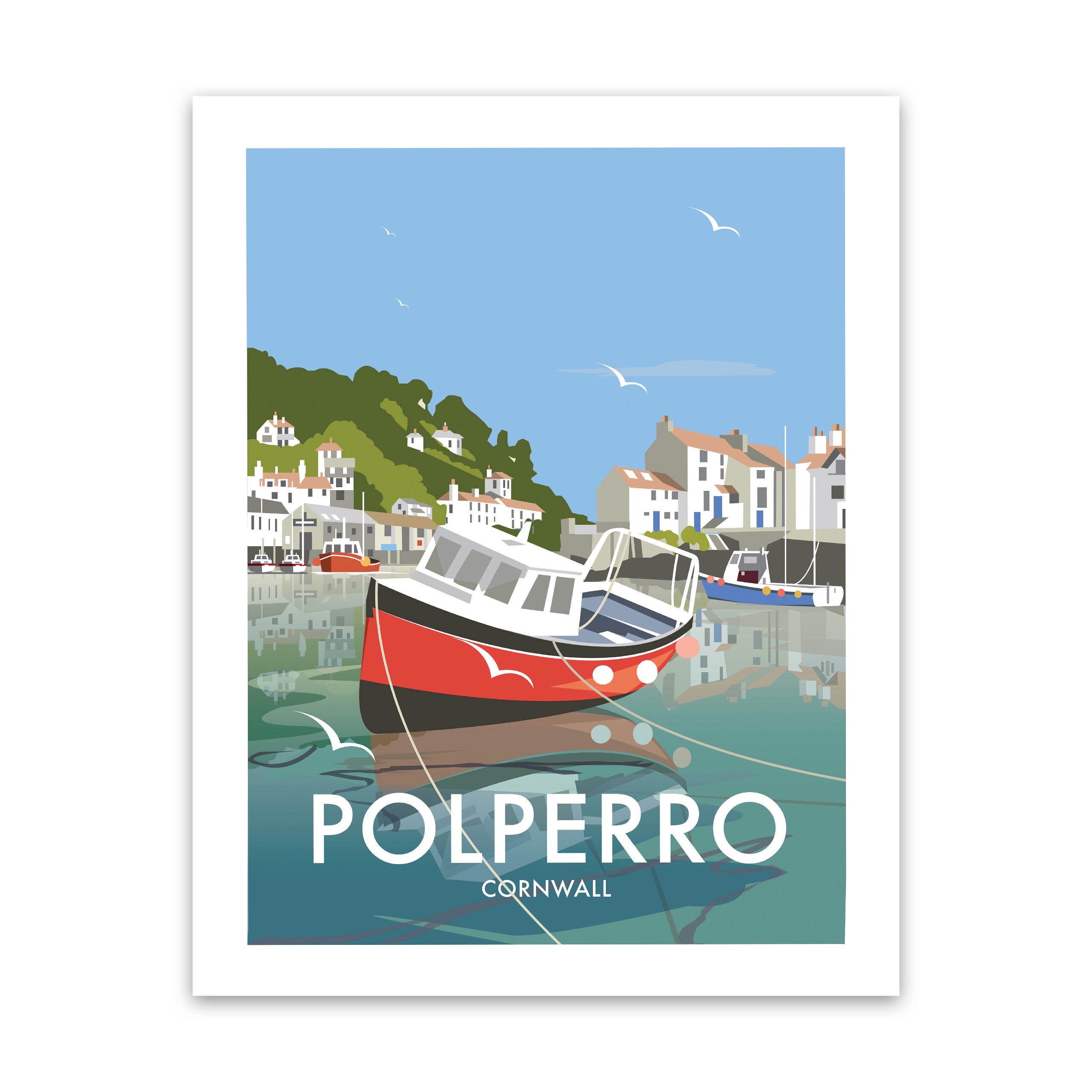 Polperro Art Print – Dave Thompson Art