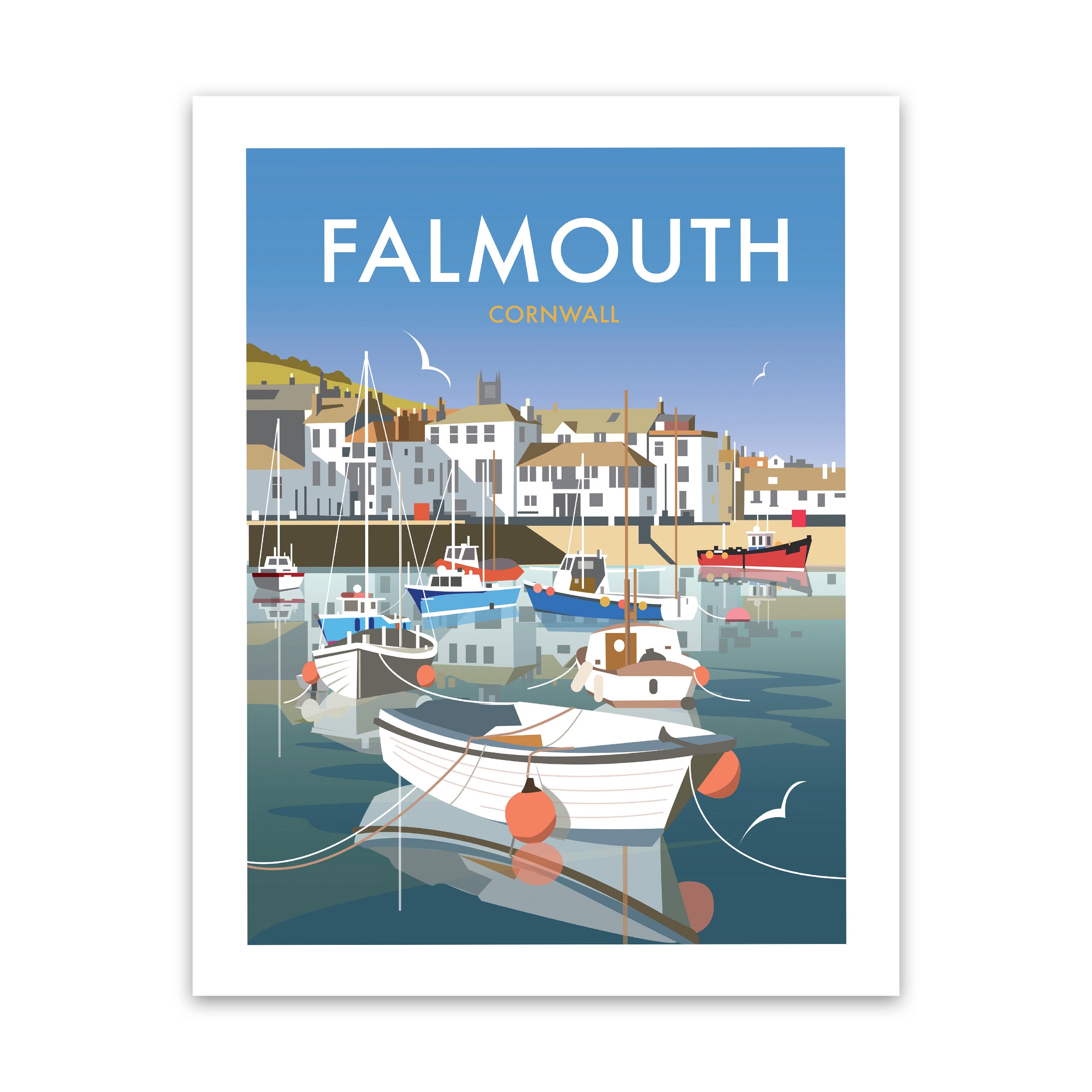 Falmouth Art Print – Dave Thompson Art