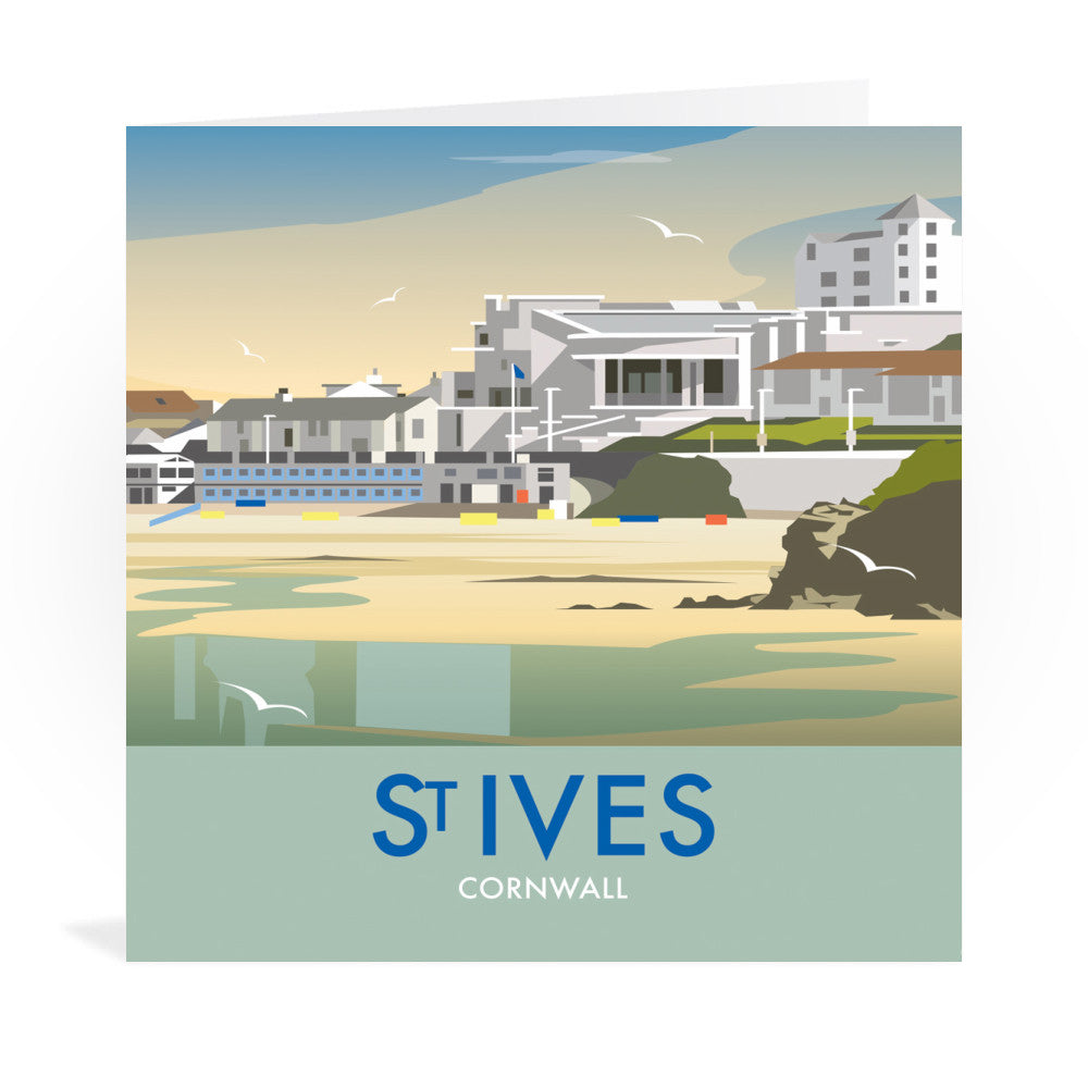 St Ives Greeting Card – Dave Thompson Art