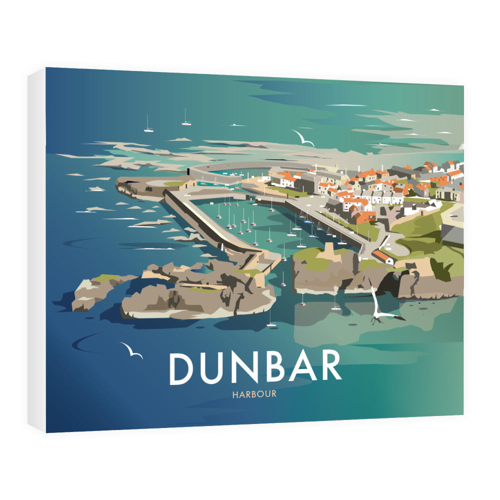 Dunbar Harbour - Canvas – Dave Thompson Art