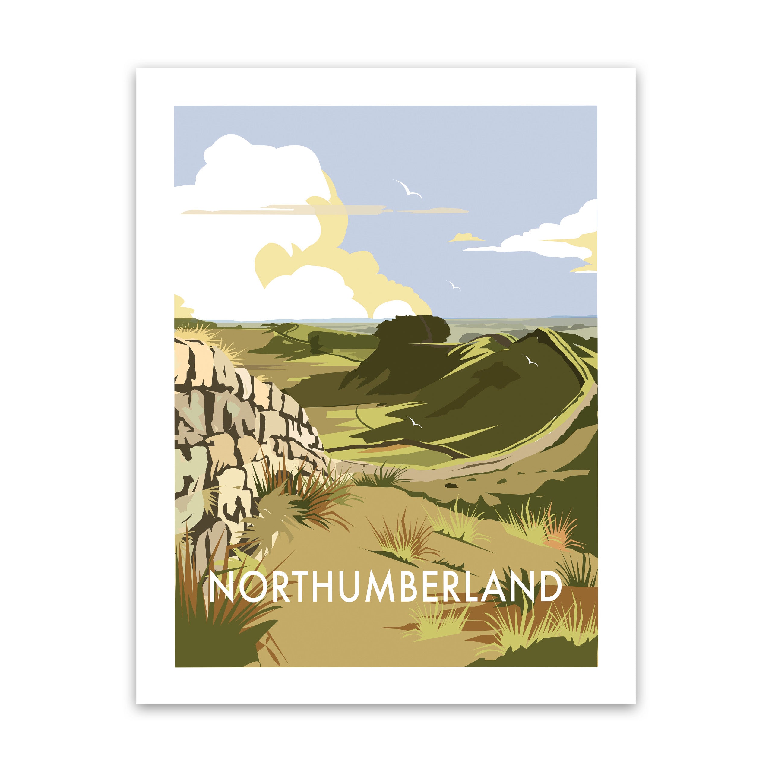Northumberland Art Print – Dave Thompson Art