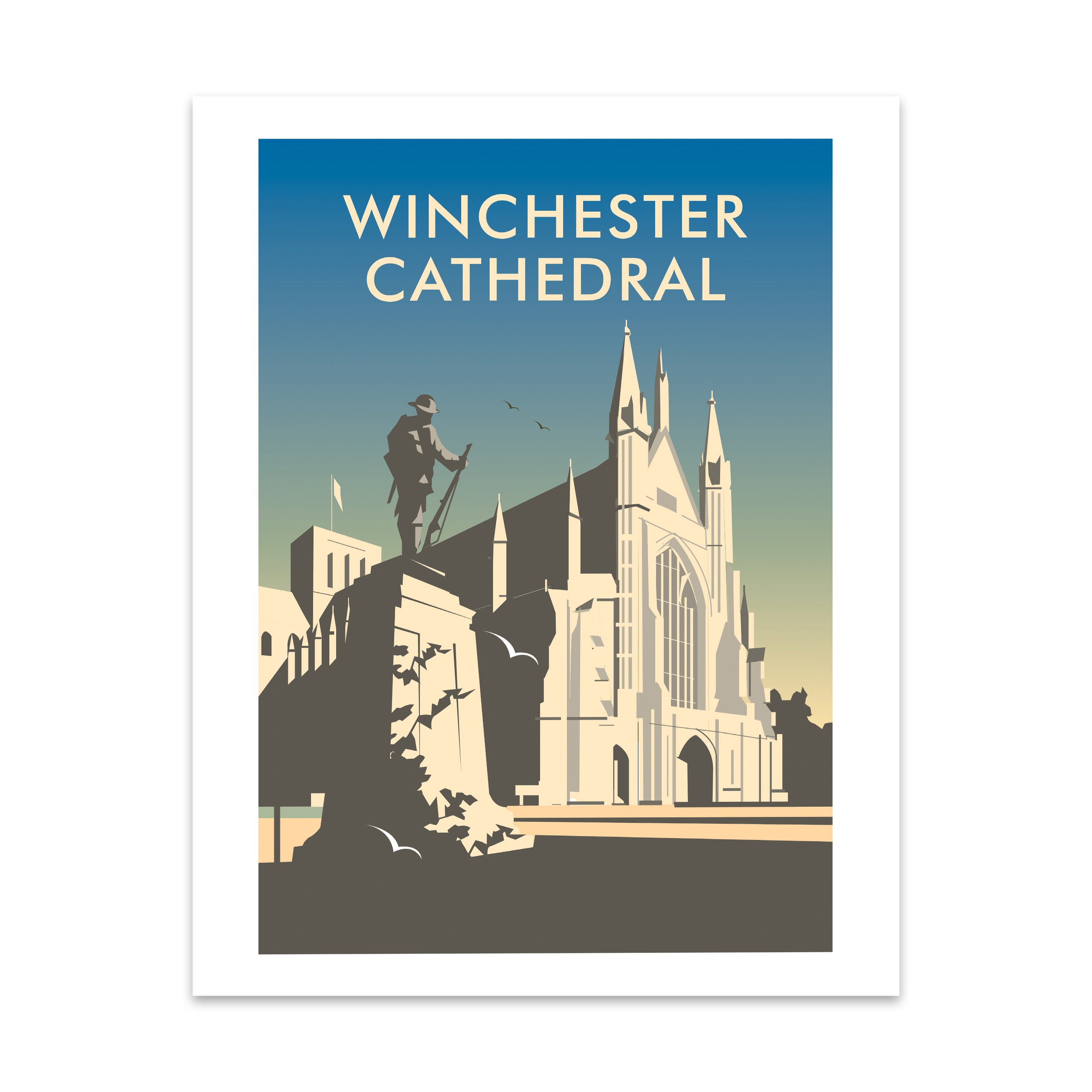Winchester Cathedral Art Print – Dave Thompson Art