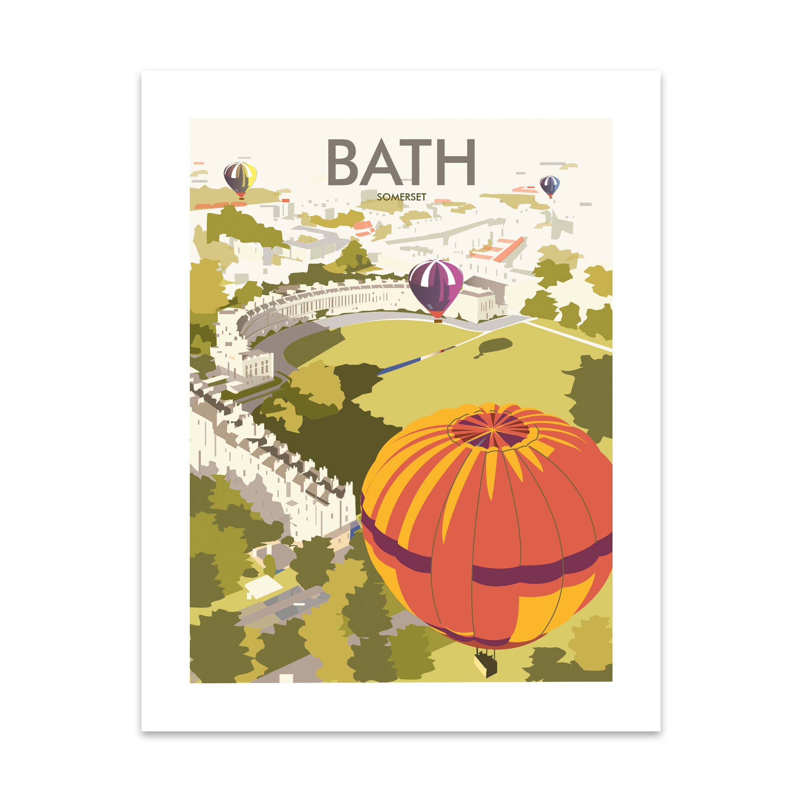 Bath, Somerset Art Print – Dave Thompson Art