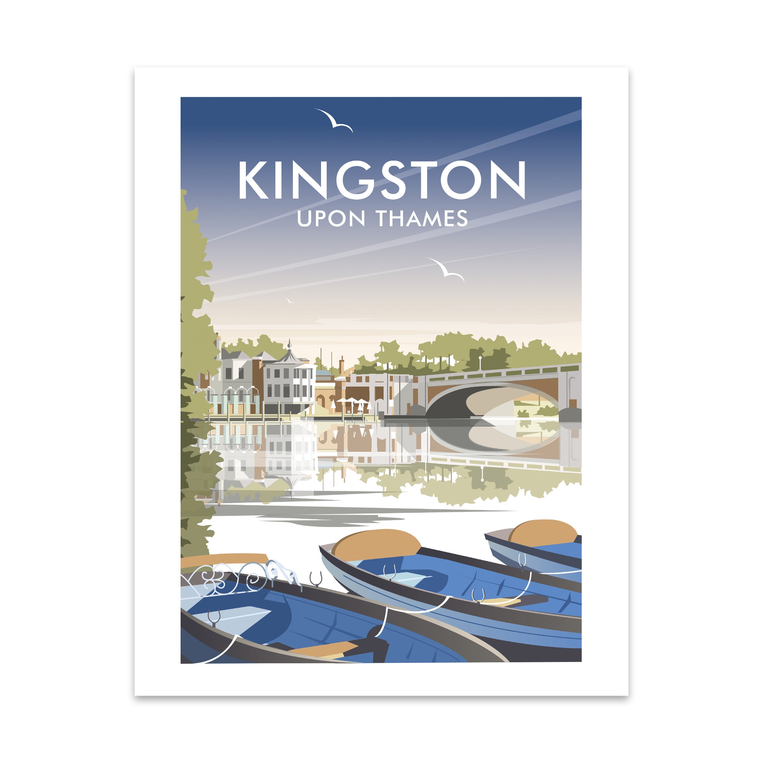 Kingston Upon Thames Art Print – Dave Thompson Art