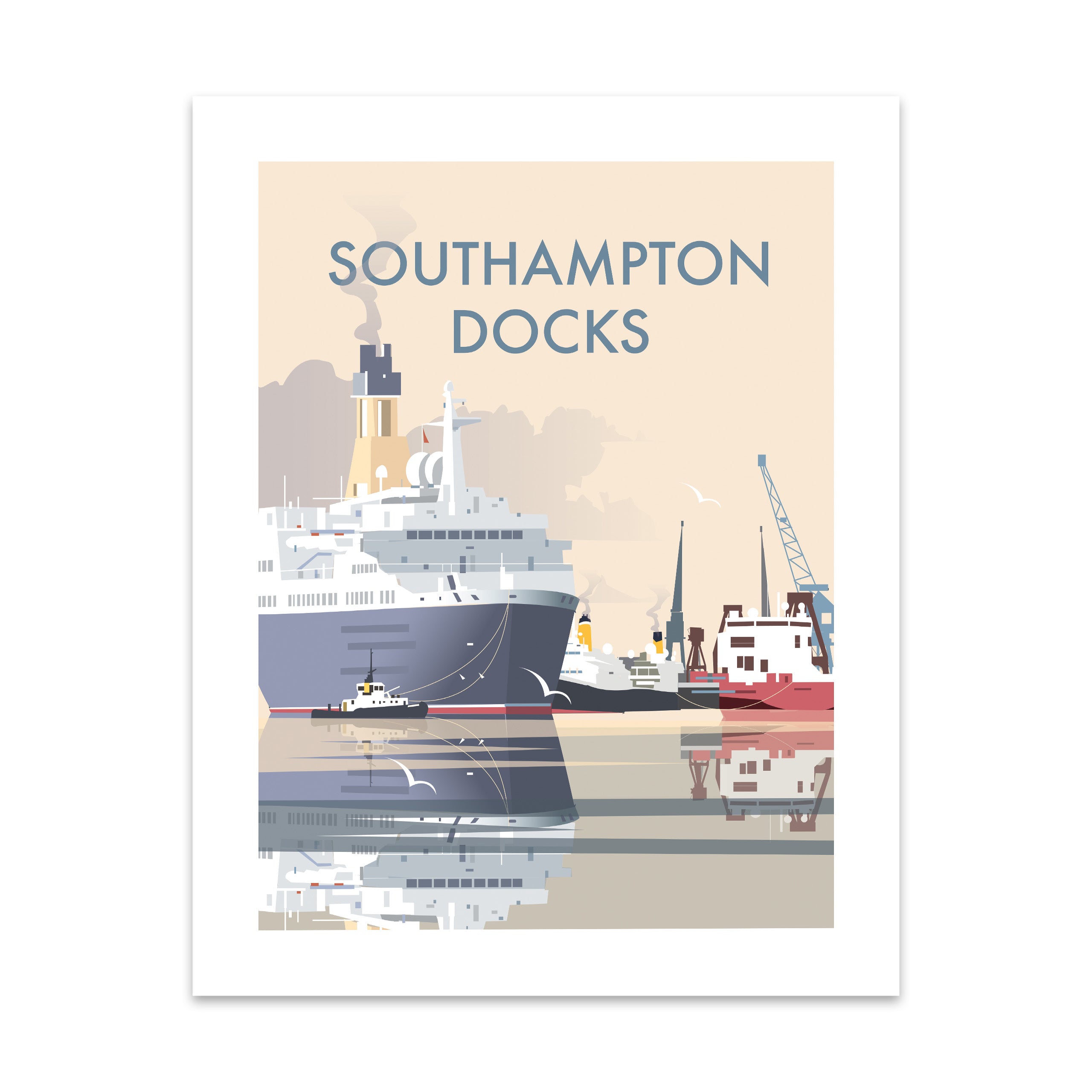Southampton Docks Art Print – Dave Thompson Art
